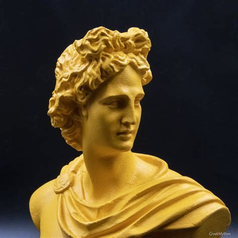 Greek Roman God Apollo Bust Statue Apollo Belvedere Museum Replica Greek Mythology Greek God