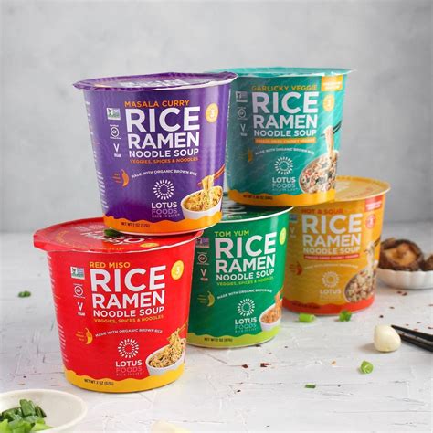 Rice Ramen Noodle Soup Cups Lotus Foods Organic Snacks Food