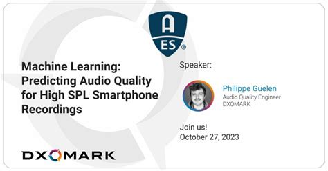 machine learning predicting audio quality for high spl smartphone