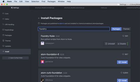The Nuke Package For Atom Conrad Olson