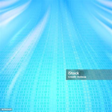 abstract binary code background of matrix style stock illustration download image now