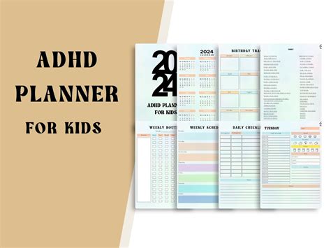 Kinder ADHS Planer ADHS digitaler Planer Planer für Kinder ADHS
