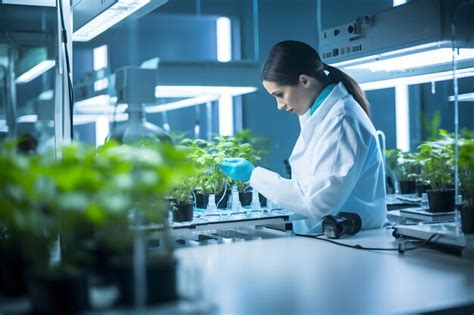 Premium Photo Biotechnology Research Data Interpretation