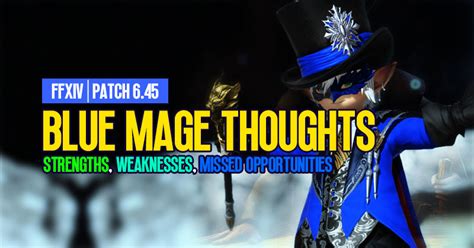Ffxiv Patch 6 45 Blue Mage Strengths Weaknesses And Missed Opportunities