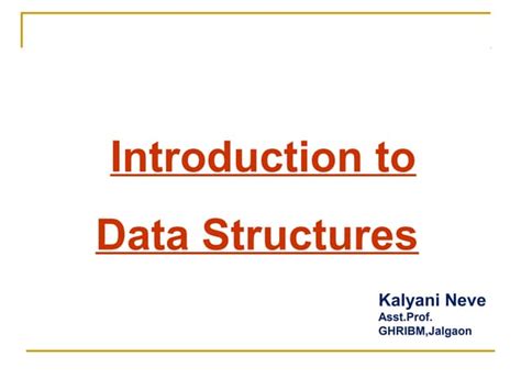 Unit 1 Introduction To Data Structure Ppt Programming Languages Unit 1 Introduction To Data Structure Ppt Programming Languages