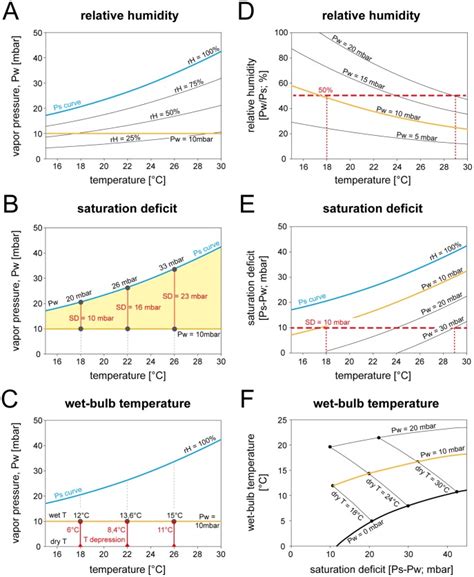 A Relationship Between Vapor Pressure Relative Humidity And Download Scientific Diagram