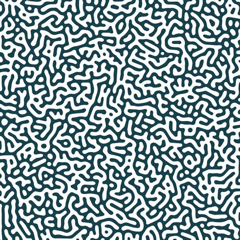 Monochrome Reaction Diffusion Organic Turing Pattern Background