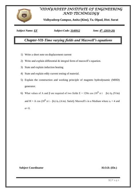 Pdf Chapter Vii Time Varying Fields And Maxwells Equations Dokumen