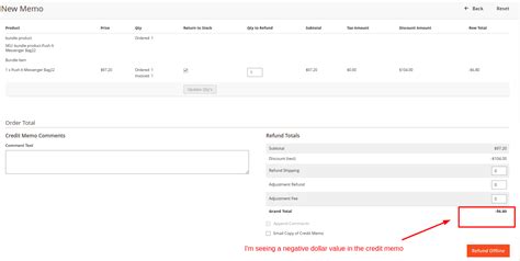 credit memo for orders with zero totalpaid · issue 13153 · magento