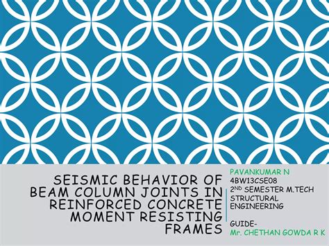 Seismic Behavior Of Beam Column Joint Ppt