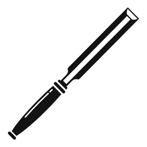 Premium Vector Chisel Construction Icon Simple Illustration Of Chisel