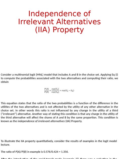 17 Nested Logit Model Pdf Statistical Theory Applied Mathematics