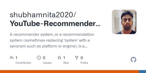 Github Shubhamnita2020youtube Recommender System A Recommender