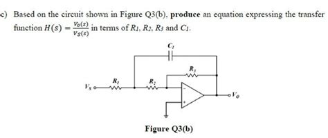 Solved 2 Based On The Circuit Shown In Figure Q3 B Chegg Com