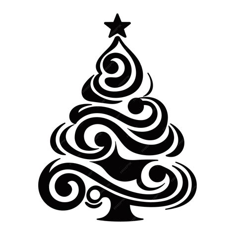 Premium Vector Christmas Tree Vector Illustration