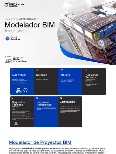 modelador bim intensivo pdf autodesk revit ingeniería de software