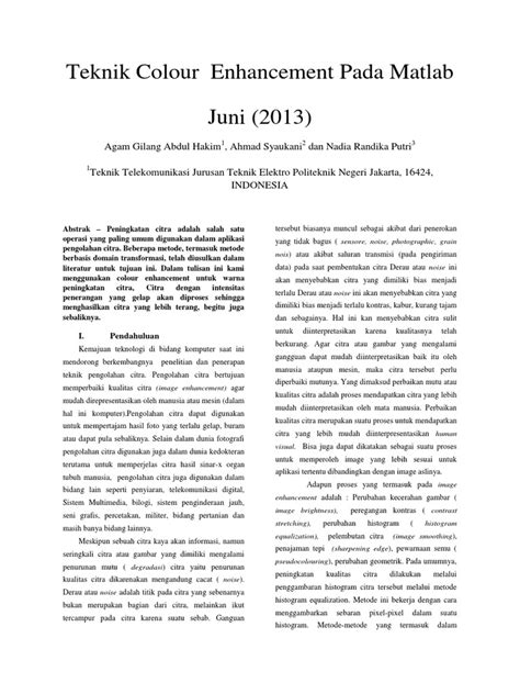 PDF Teknik Colour Enhancement Pada Matlab DOKUMEN TIPS