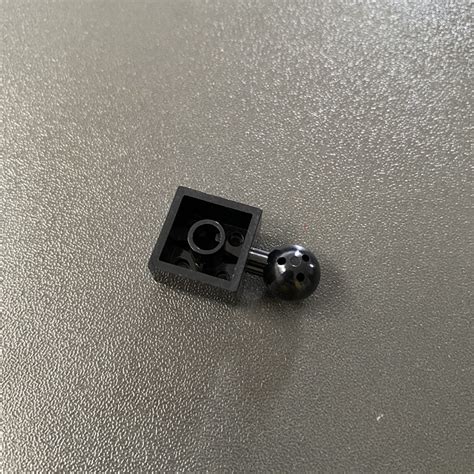 国产小颗粒积木moc兼容乐高科技件57909机甲关节零件砖2x2带大球 虎窝淘