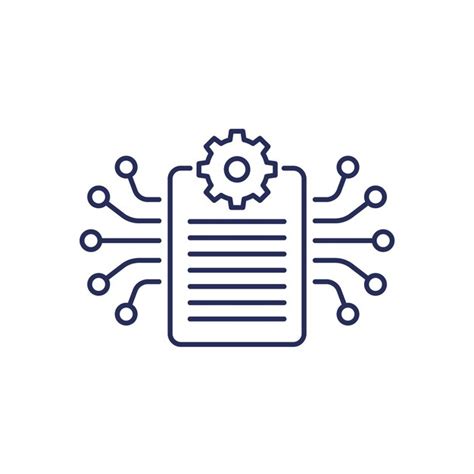 Premium Vector Workflow Line Icon Project And Operations