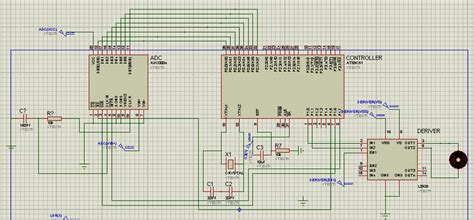 Adc Circuit Diagram Microcontroller Circuit Diagram