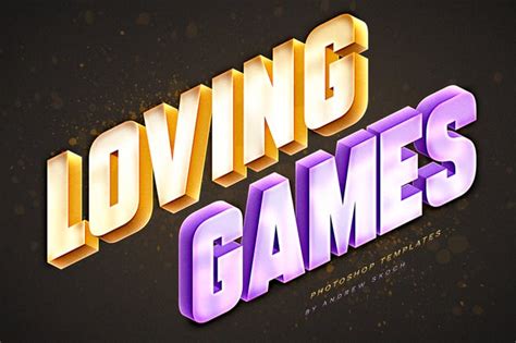 Isometric Text Effects Layer Styles Including Text And Effects Envato