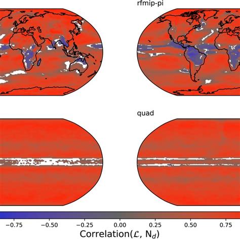 As In Figure 10 But Correlation Of Anomalies Of Grid‐cell Average L Download Scientific