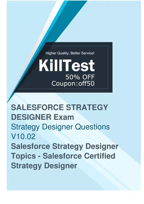 Ppt Updated Salesforce Strategy Designer Exam Questions Clear Your