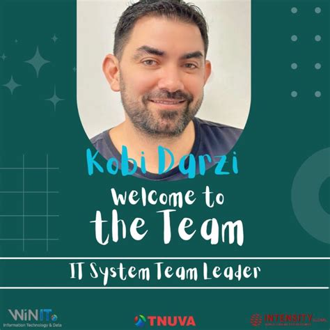 Congratulations Kobi Darzi On Your New Position As Tnuvas It System