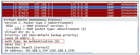 Vrrp Virtual Router Redundancy Protocol 6