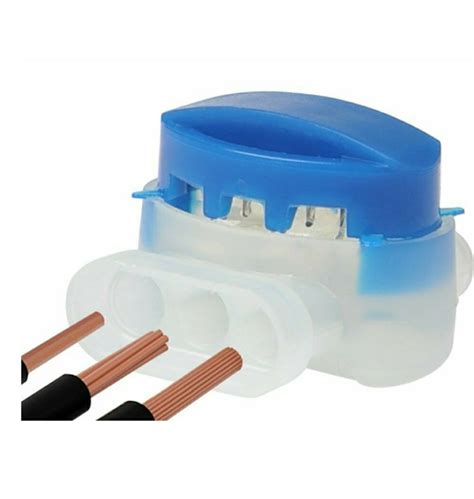 Idc 방수 케이블 커넥터 3홀 단자 원터치 압착 전선 정리 연결 콤봉 슬리브 결속 단자 전기 작업 티몬