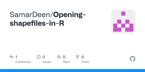 github samardeen opening shapefiles in r