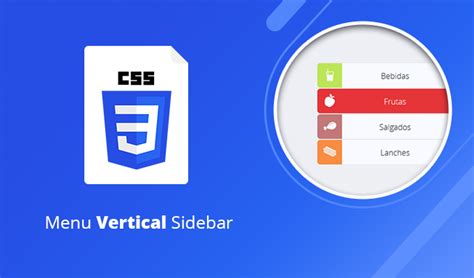 Menu Vertical Sidebar Menus Html E Css