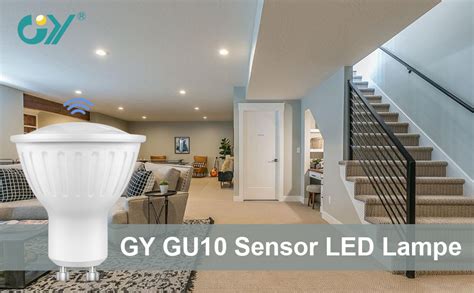 GY GU10 LED Radar Sensor Lamp 5 W Replaces 40 W Halogen Bulb 380 Lumen 6500 K Cool White