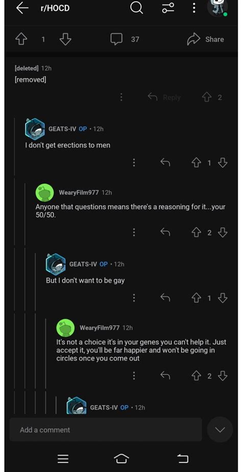 Trigger Warning Jerk Is Forcing Him To Just Give Up And Let Ocd Win Like What The Hell Dude