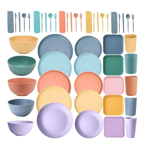 Home Eco Friendly Dinnerware Set Of 50 Shop Today Get It Tomorrow