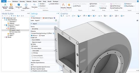 Import Catia® V5 Cad Files Into Comsol Multiphysics®