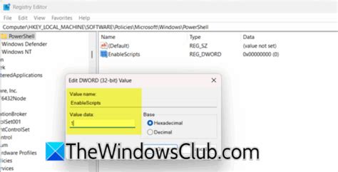 Cant Run Powershell Script In Windows 11