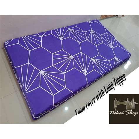 2 Inches Thick Foam Cover With Long Zipper Balot Ng Foam All Sizes Available Choose Design