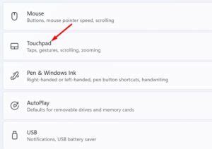 Ways To Disable The Touchpad On Windows