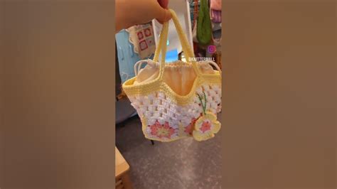 코바늘 가방 데일리 코튼백 패키지 박형아는뜨개쟁이 쇼핑몰에서 구매가능 Shorts Youtube