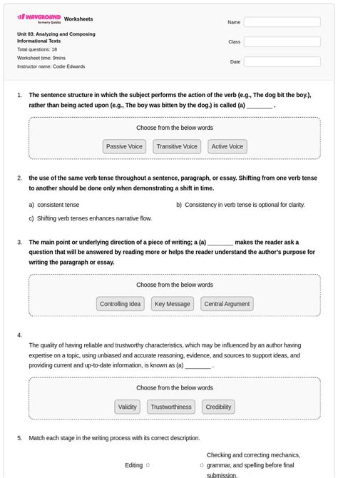 50 Document Analysis Worksheets On Wayground Free And Printable