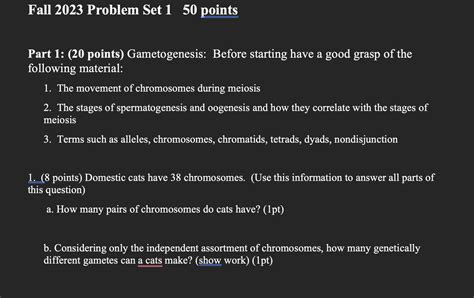 Solved Fall 2023 Problem Set 150 Points Part 1 20 Points Chegg Com