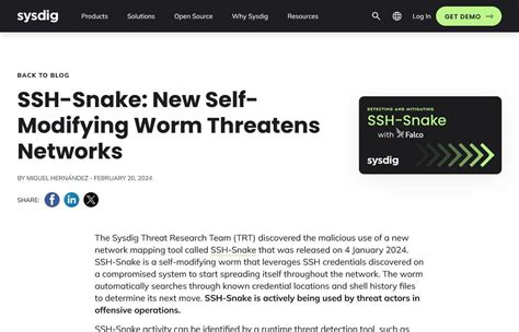 サイバー攻撃への悪用を確認ファイルレスSSHツールSSH Snakeに注意を TECH テックプラス