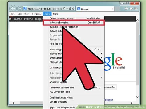 How To Browse Incognito In Internet Explorer 8 Steps
