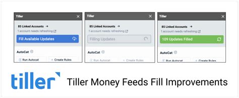 New Improvements To Tiller Money Feeds Key Feature - Tiller