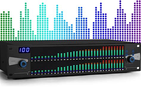 Toplionace Eq888 2u Dual Spectrum Audio Equalizer Digital 31 Bands