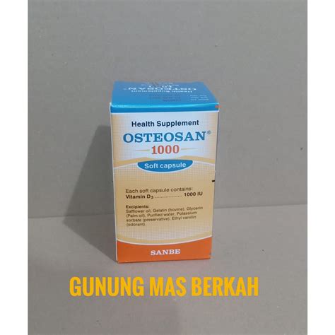 Jual Osteosan 1000 Osteosan 1000 Iu Isi 60 Kapsul Kesehatan Tulang