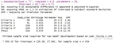 临床预测模型的样本量估算方法(附r代码) 知乎 临床预测模型的样本量估算方法(附r代码) 知乎