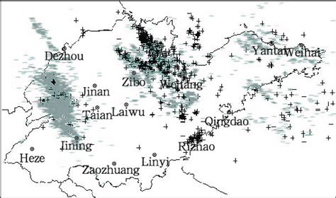 Spatial Distribution Of Total Cg Flashes On 1 June 2002 Negative