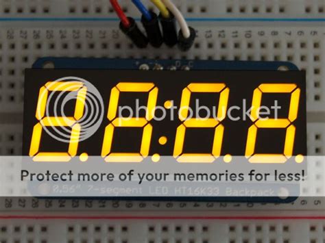 Ht16k33 7 Segment Adafruit Industries